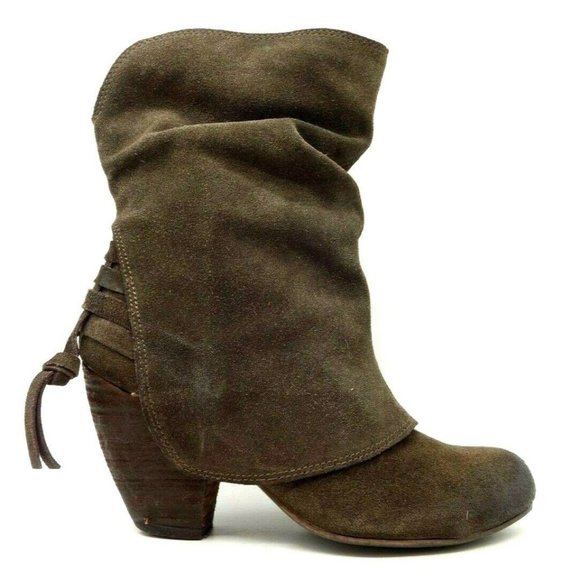 naughty monkey | Shoes | Naughty Monkey Brown Leather Slouchy Pull On ...